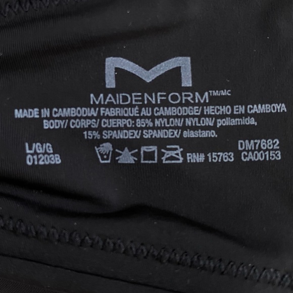 Maidenform | Intimates & Sleepwear | Maidenform Black Pure Comfort ...